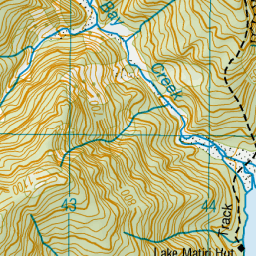 Lake Matiri Hut, Tasman - NZ Topo Map