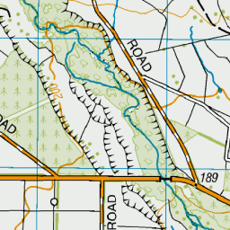 Garry River, Canterbury - NZ Topo Map