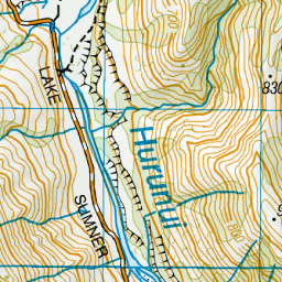 Hurunui River, Canterbury - NZ Topo Map