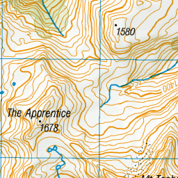 The Apprentice, Canterbury - NZ Topo Map