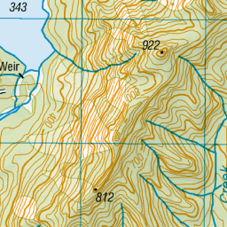 Lake Matiri, Tasman - NZ Topo Map