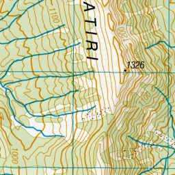 Haystack Hut, West Coast - NZ Topo Map
