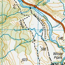 Windy Point, Canterbury - NZ Topo Map