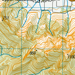Upper Matakitaki, Tasman - NZ Topo Map