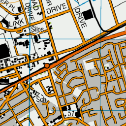 Rolleston, Canterbury - NZ Topo Map