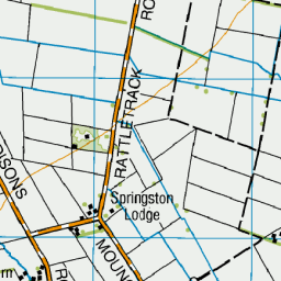 Springston Lodge, Canterbury - NZ Topo Map
