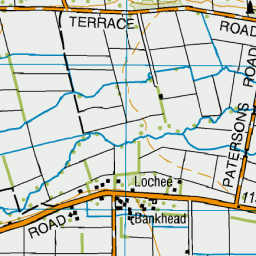 Bankhead, Canterbury - NZ Topo Map