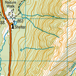 Lewis Pass, West Coast - NZ Topo Map