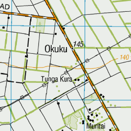 Okuku, Canterbury - NZ Topo Map