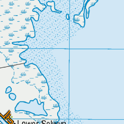 Lower Selwyn Huts, Canterbury - NZ Topo Map