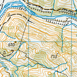 Hurunui River, Canterbury - NZ Topo Map