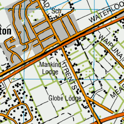 Templeton, Canterbury - NZ Topo Map