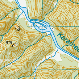 Karamea River, West Coast - NZ Topo Map