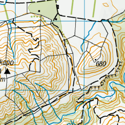 Mount Kakapo, Canterbury - NZ Topo Map