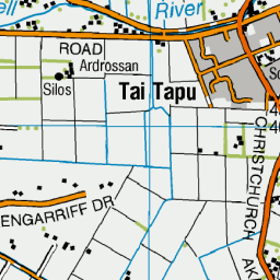 Tai Tapu, Canterbury - NZ Topo Map