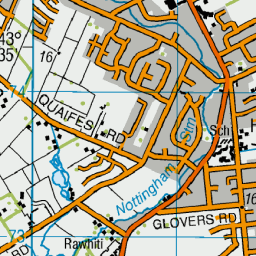 Halswell, Canterbury - NZ Topo Map