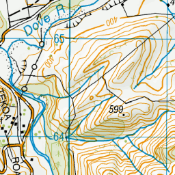 Glens of Tekoa, Canterbury - NZ Topo Map