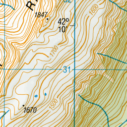 ELLA RANGE, Tasman - NZ Topo Map