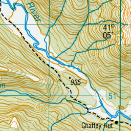 Cobb River, Tasman - NZ Topo Map