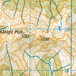 Kakapo Peak, Tasman - NZ Topo Map