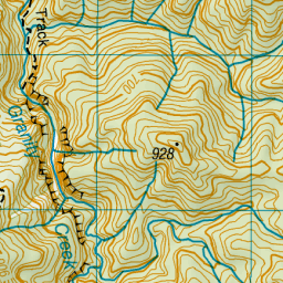 Granity Creek, Tasman - NZ Topo Map