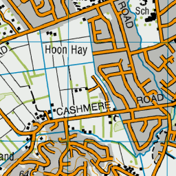 Hoon Hay, Canterbury - NZ Topo Map