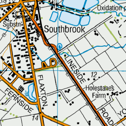 Southbrook, Canterbury - NZ Topo Map