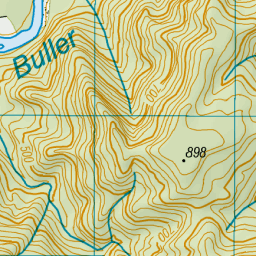 Buller River, Tasman - NZ Topo Map