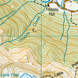 Trilobite Hut, Tasman - NZ Topo Map