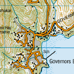 Governors Bay, Canterbury - NZ Topo Map