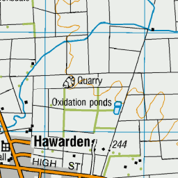 Hawarden, Canterbury - NZ Topo Map