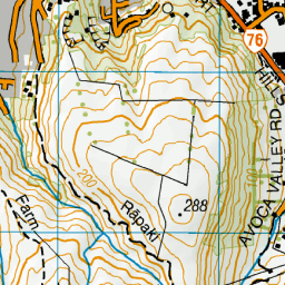 Rapaki Track, Canterbury - NZ Topo Map