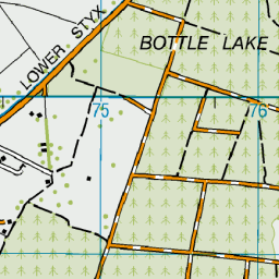 Bottle Lake Forest, Canterbury - NZ Topo Map