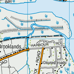 Brooklands, Canterbury - NZ Topo Map