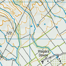 Waipara Downs, Canterbury - NZ Topo Map