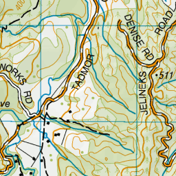 Tadmor River, Tasman - NZ Topo Map