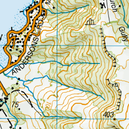 Charteris Bay, Canterbury - NZ Topo Map