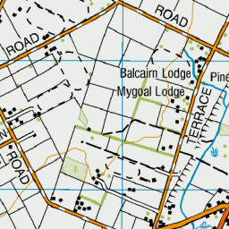 Balcairn Lodge, Canterbury - NZ Topo Map