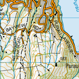 Purau, Canterbury - NZ Topo Map