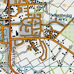 Amberley, Canterbury - NZ Topo Map