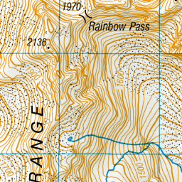 Rainbow Pass, Marlborough - NZ Topo Map