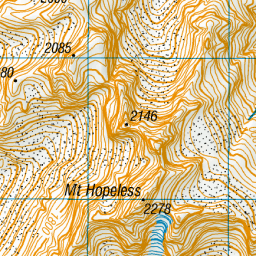 Mount Hopeless, Tasman - NZ Topo Map