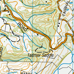 Tadmor Saddle, Tasman - NZ Topo Map