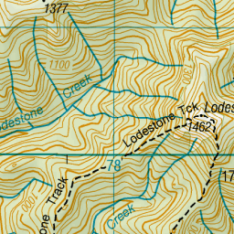 Lodestone Track, Tasman - NZ Topo Map