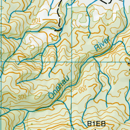 Onahau River, Tasman - NZ Topo Map