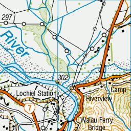 Lochiel Station, Canterbury - NZ Topo Map