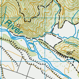 Buller River, Tasman - NZ Topo Map