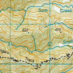 Snelling Creek, Tasman - NZ Topo Map