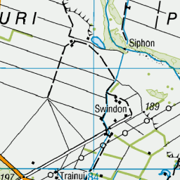 Swindon, Canterbury - NZ Topo Map