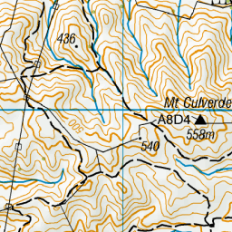 Mount Culverden, Canterbury - NZ Topo Map